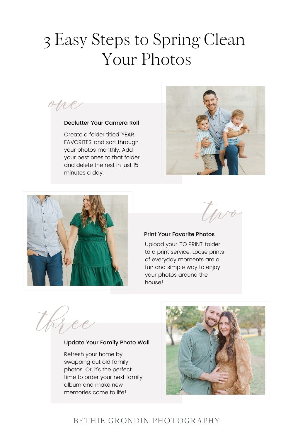 3 Ways to Spring Clean Your Photos This Spring - bethiegrondin.com